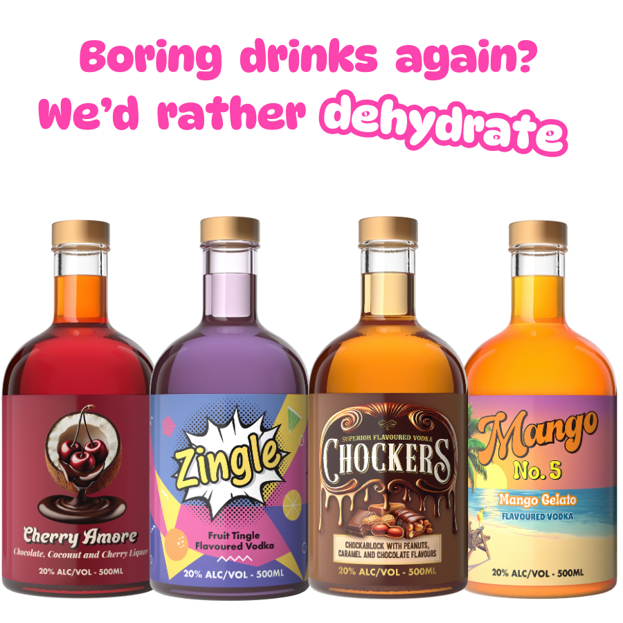 Funsters - Vodkas inspired by iconic choccy bars and classic lolies