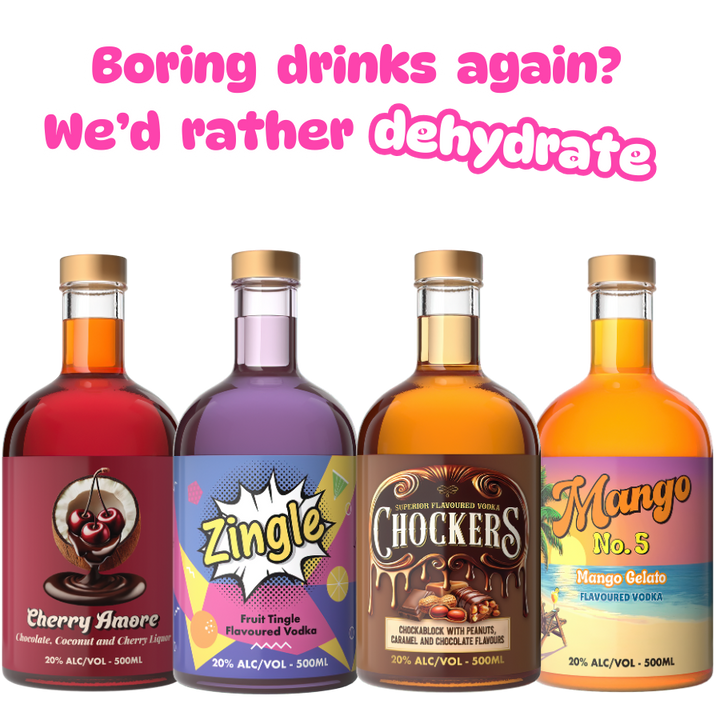 Funsters - Vodkas inspired by iconic choccy bars and classic lolies